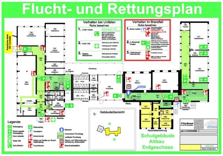 Notfallplan gemäß DGUV V1, § 10 Arbeitsschutzgesetz in NRW und RLP